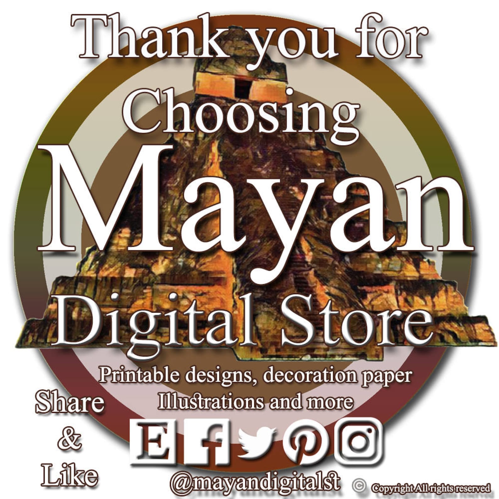 Mayan Symbols, Mayan Artwork, Mayan Designs, Mayan Glyph, Mayan Gift ...