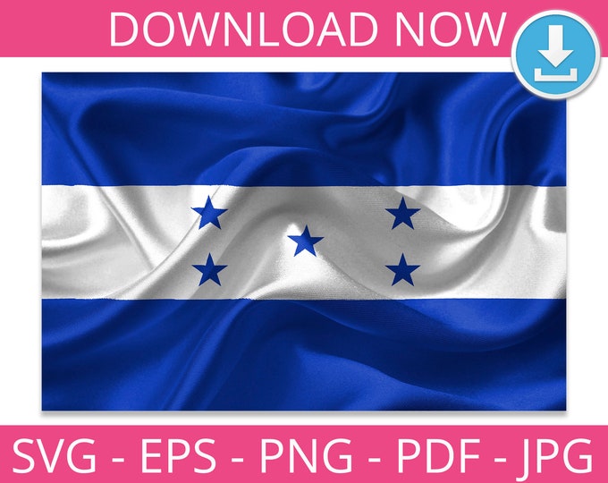 Honduras SVG PNG Bundle Flag Bandera Hondureña Cricut Files Cut Files ...