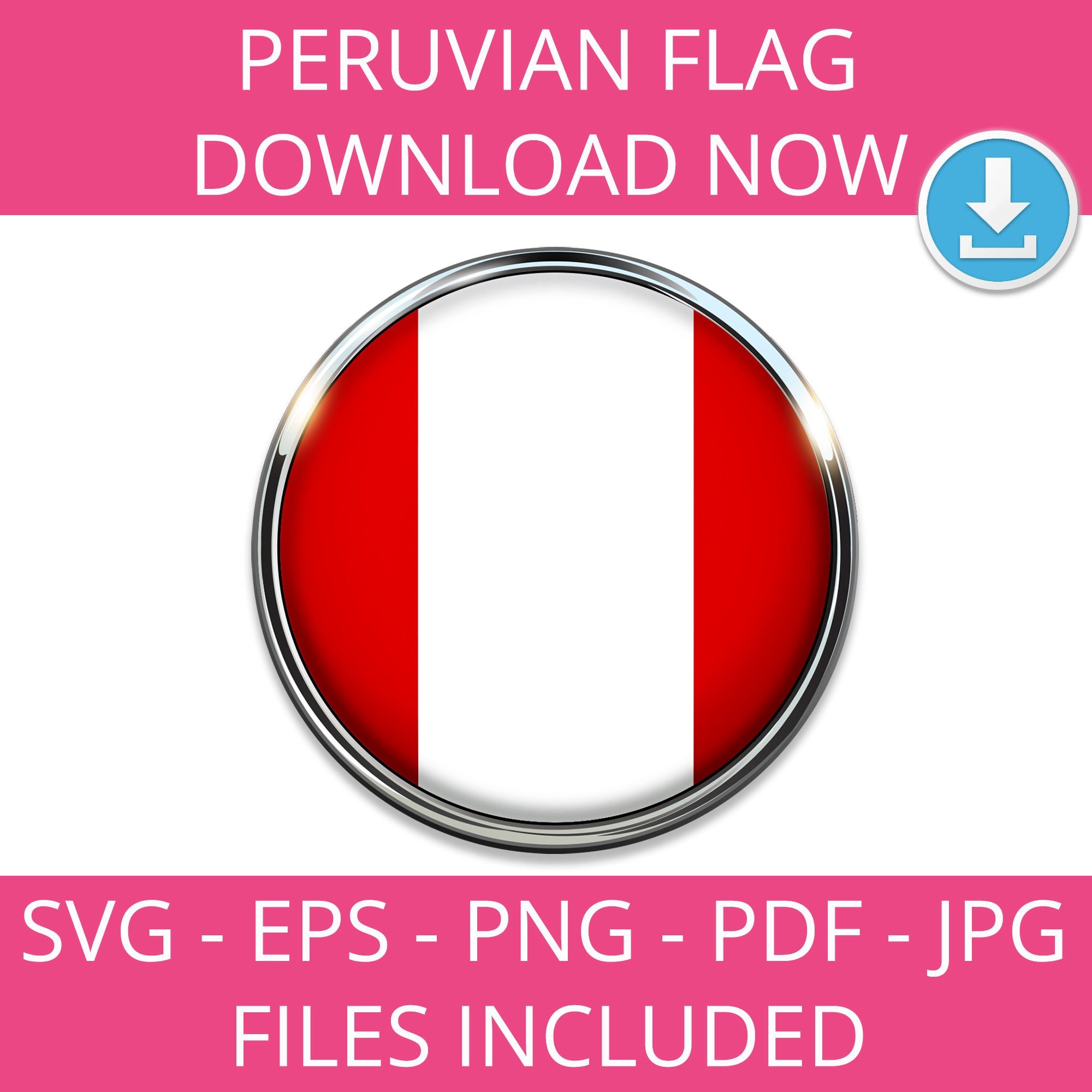 Peruvian Flag, Svg, Png, Eps, Jpg, Art, Pdf, Vector, Image, Map ...