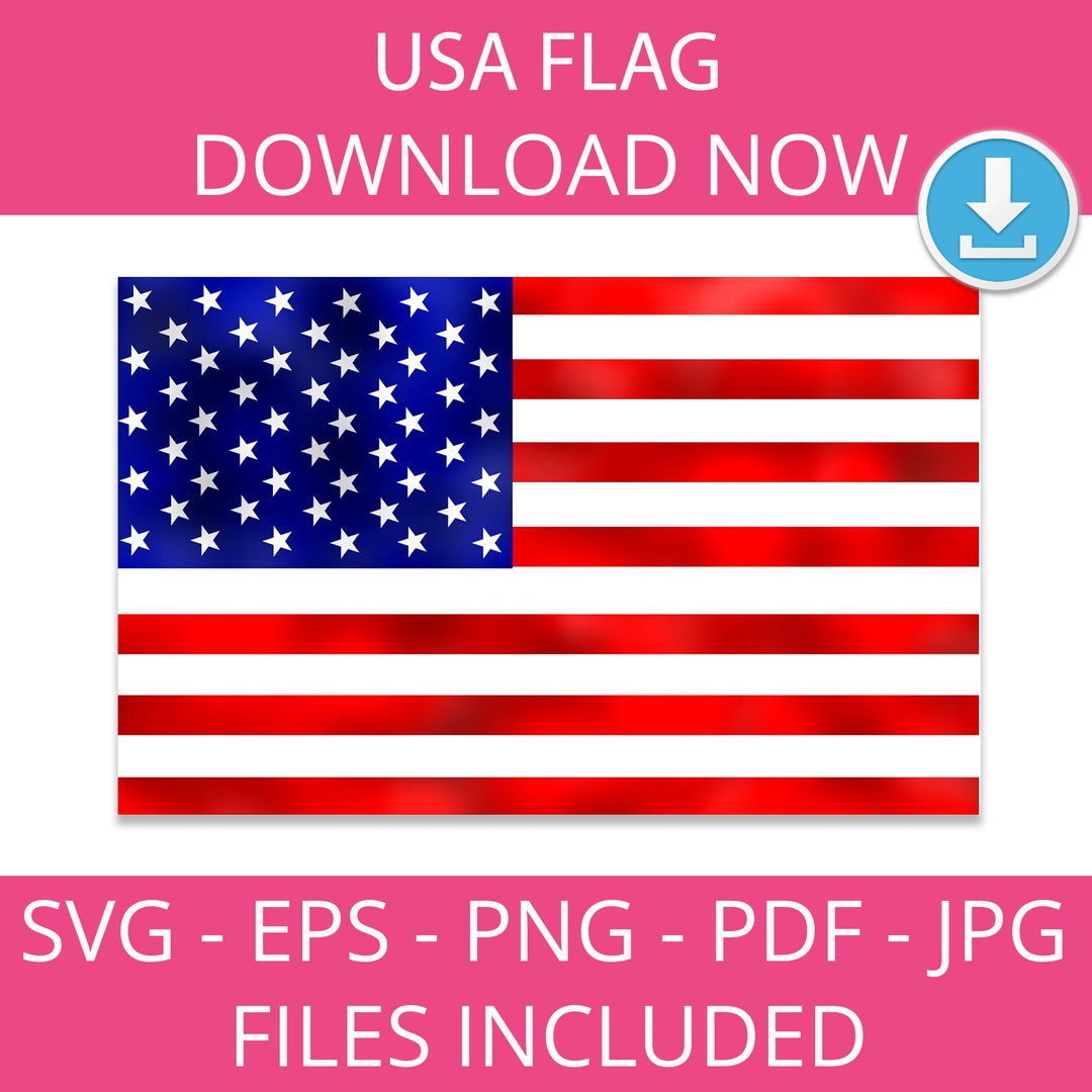 USA Flag Clipart: American Patriotic Design (digital Download) - Etsy
