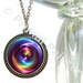 Chakra Jewelry Rainbow Swirl Art Necklace Reiki Attuned - Etsy