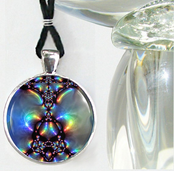 Aura Necklace Chakra Jewelry Reiki Pendant through | Etsy