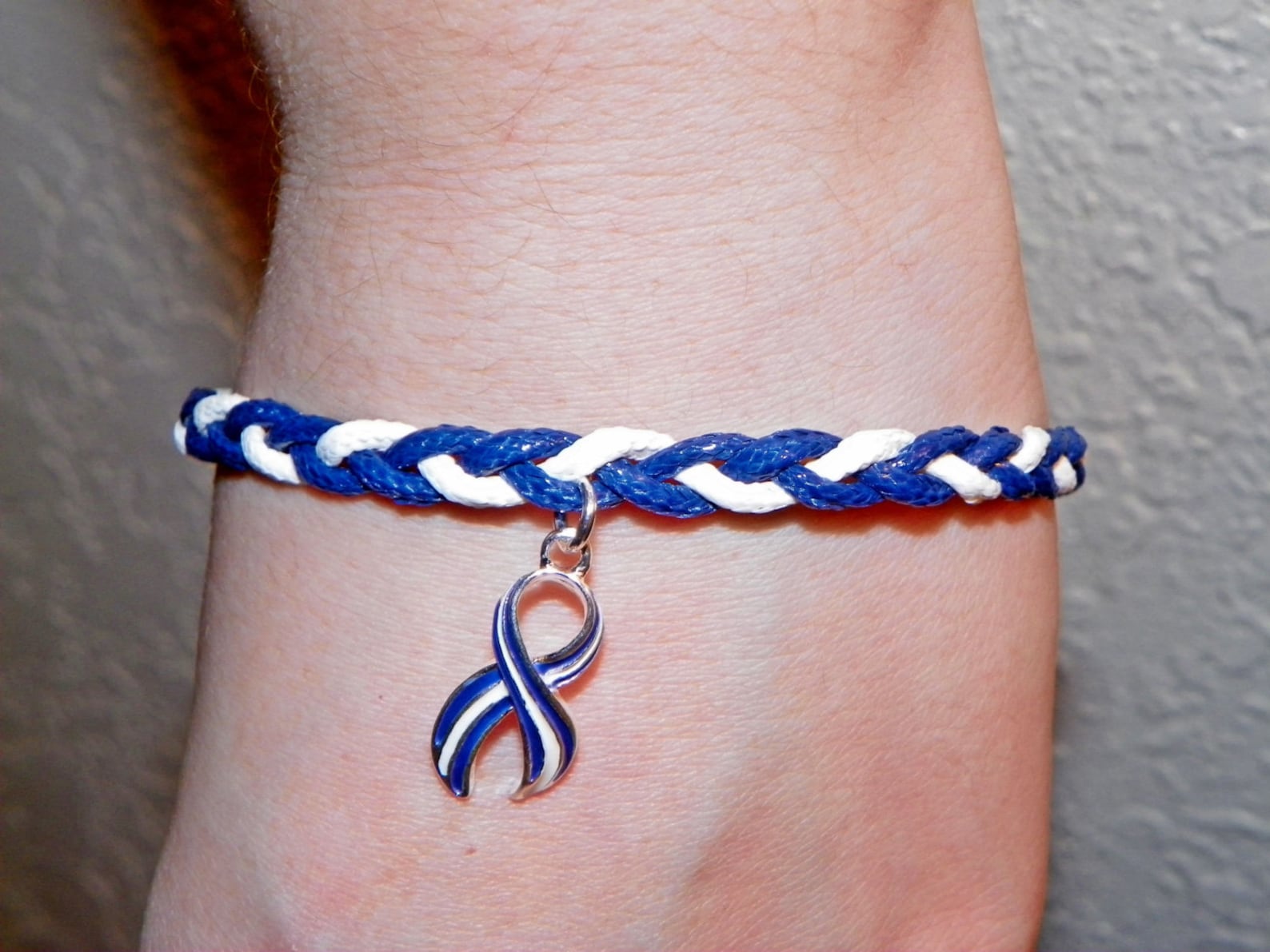 ALS/MND Braided Cord Awareness Bracelet - Etsy