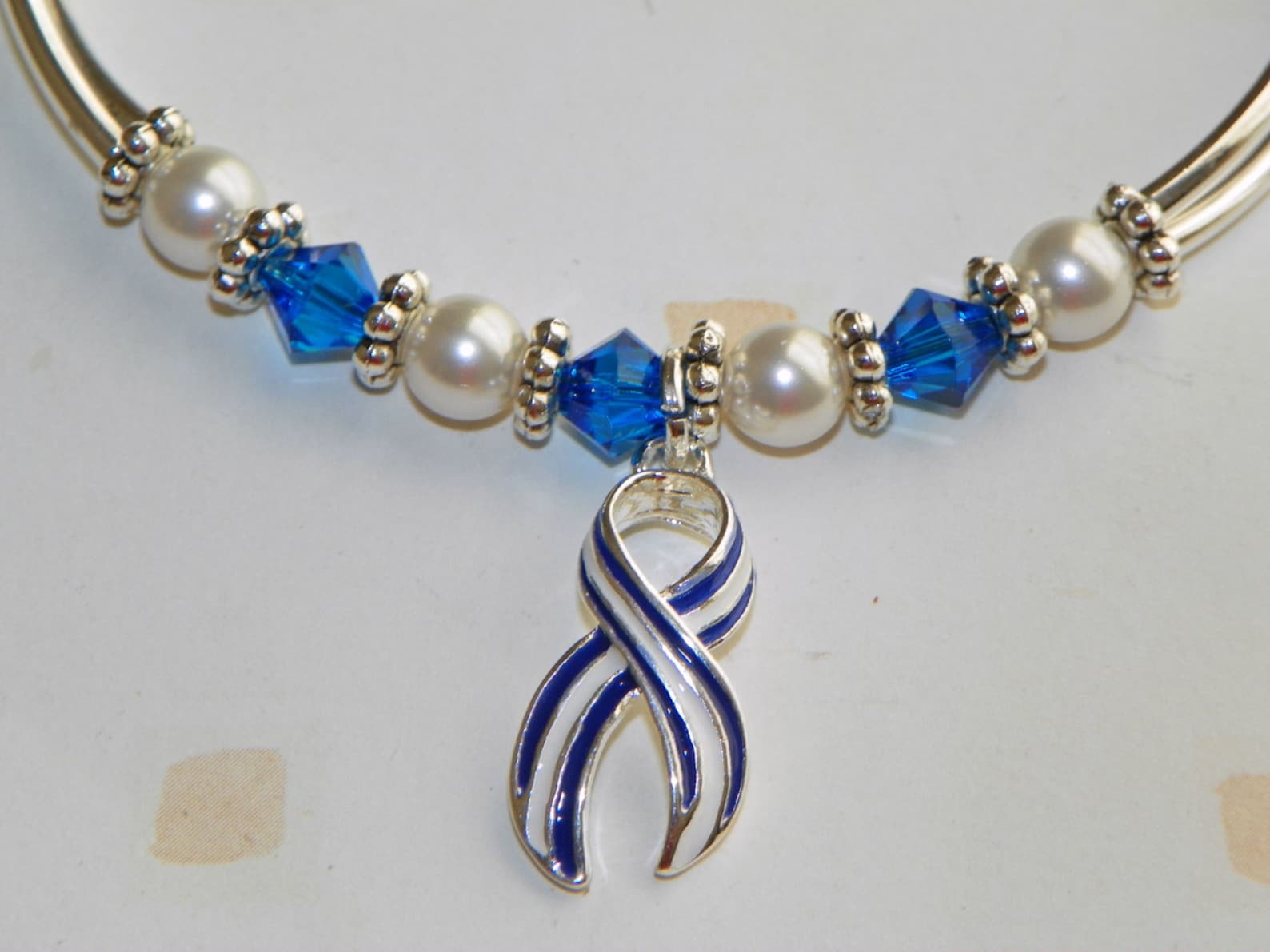 ALS/MND Awareness Tube Bead Bracelet - Etsy