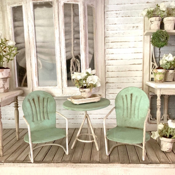 Miniature Patio Set - Etsy