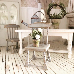 Miniature Farmhouse Dining Table - Etsy
