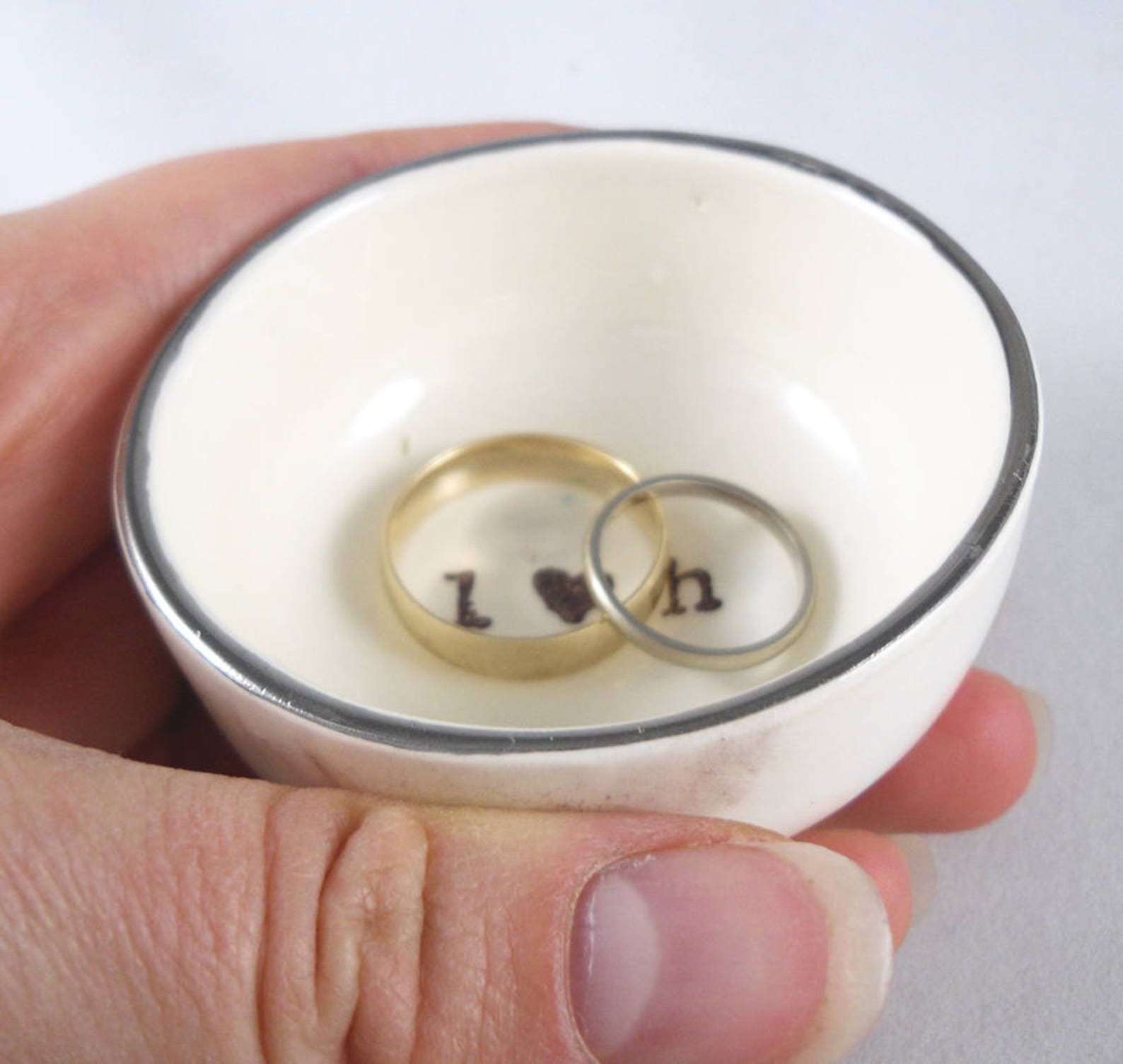 CUSTOM Engagement Gift, Ring Holder, Ring Dish, Bridal Shower Gift ...