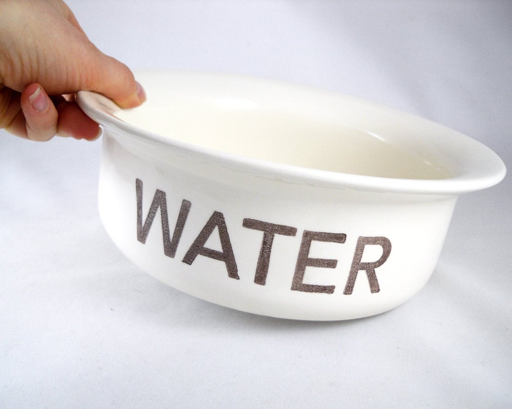 CUSTOM WATER BOWL - Dog Water Bowl - Cat Water Bowl - Custom Pet Dish ...