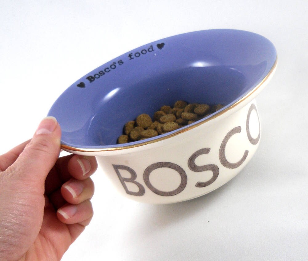 Custom Dog Bowls Spill Proof Dog Water Dish Small Dog Food Dish Ceramic ...