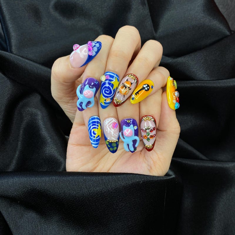 Octopus Nails - Etsy