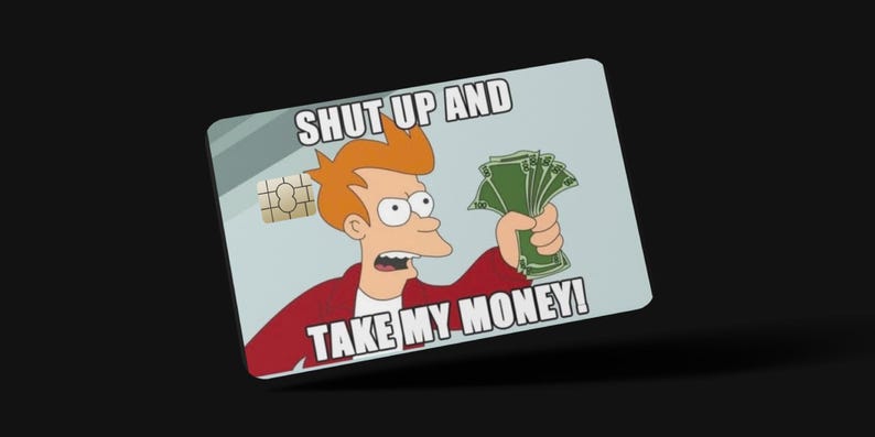Funny Debit Card Sticker, Credit Card Covers Skin, Debit Card Skin ...