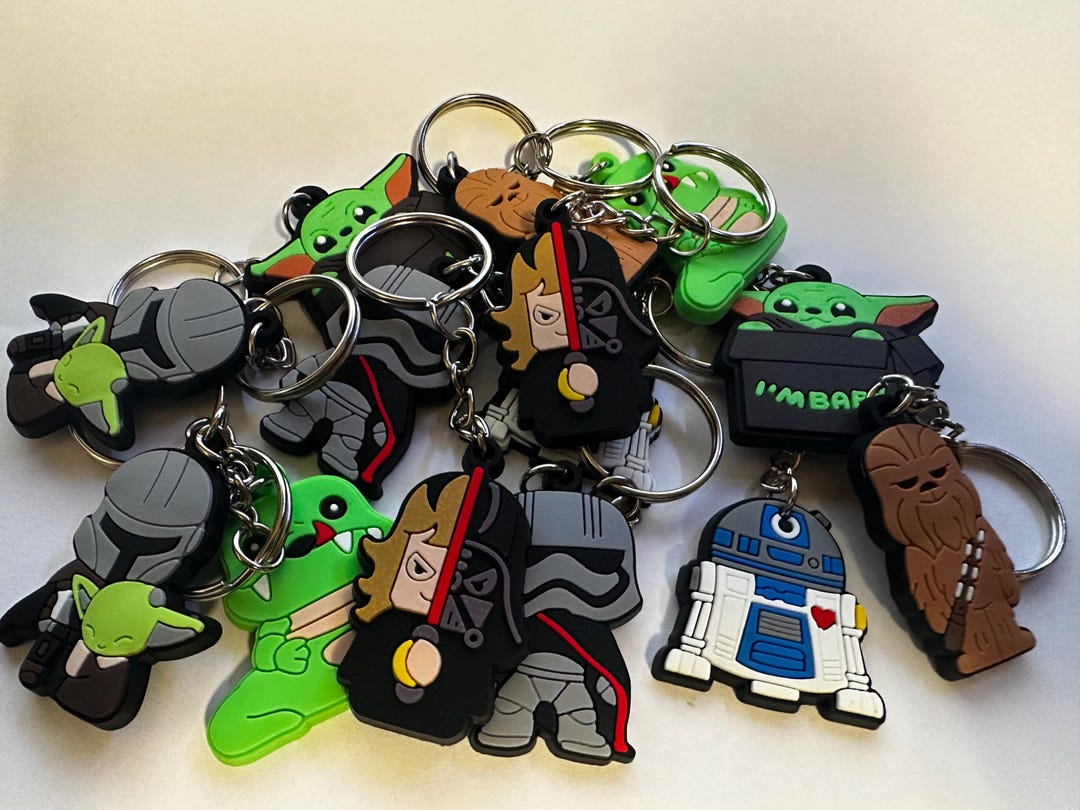 Star Wars Character Key Chains - Etsy