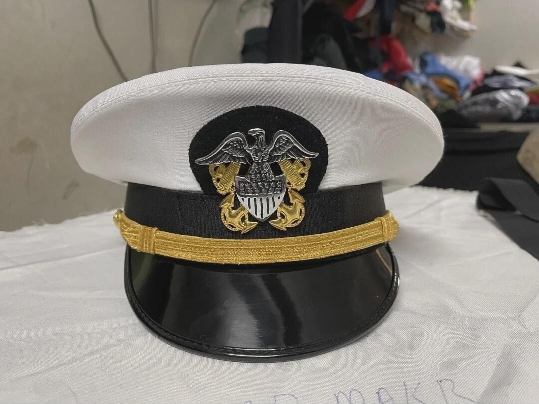 USA Army Cap Hat Kepi - USA Navy Cap USA Navy Officer Hat White - Etsy