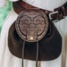 Hobbit Door Belt Bag Wood and Leather Hoobit Hole Form Black and Brown ...