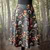 Ocean Waves Maxi Skirt, Mermaidcore Fashion Long Skirt Fairy Fantasy ...