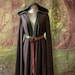 Blue Velvet Cape, Elven ,wizard or Witch, Medieval Fantasy Cloak With ...
