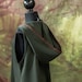 Hooded Green Ranger Surcoat – Unisex Renaissance Costume Vest - Etsy