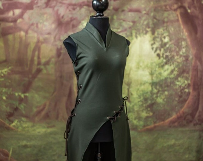 Elven Ranger Vest, Elvish Surcoat Unisex - Etsy