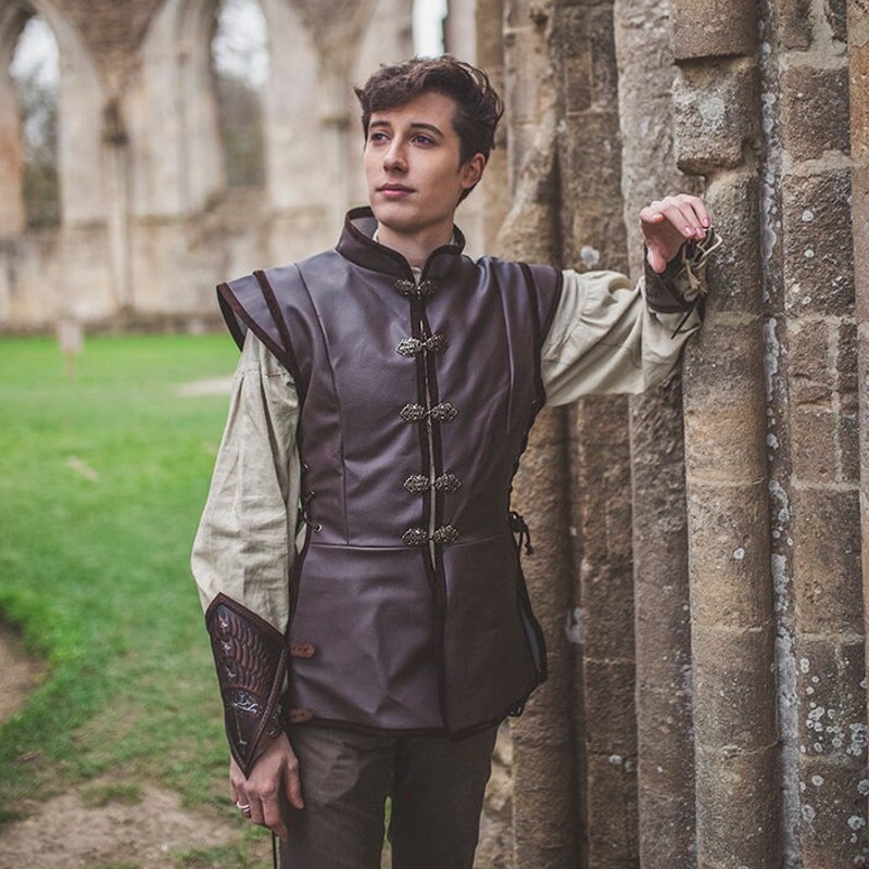 Leather Jerkin - Etsy