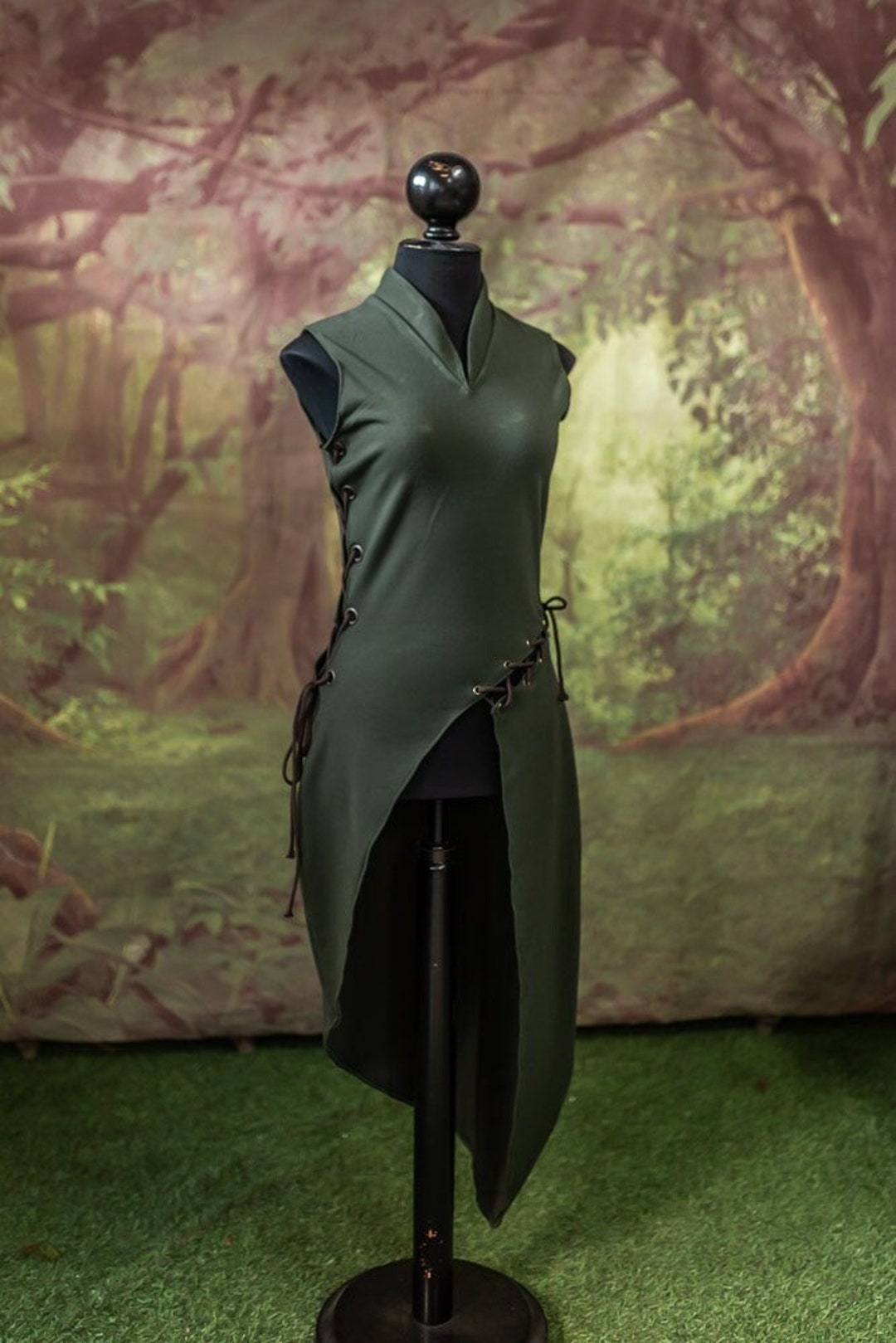 Elven Ranger Vest, Elvish Surcoat Unisex - Etsy