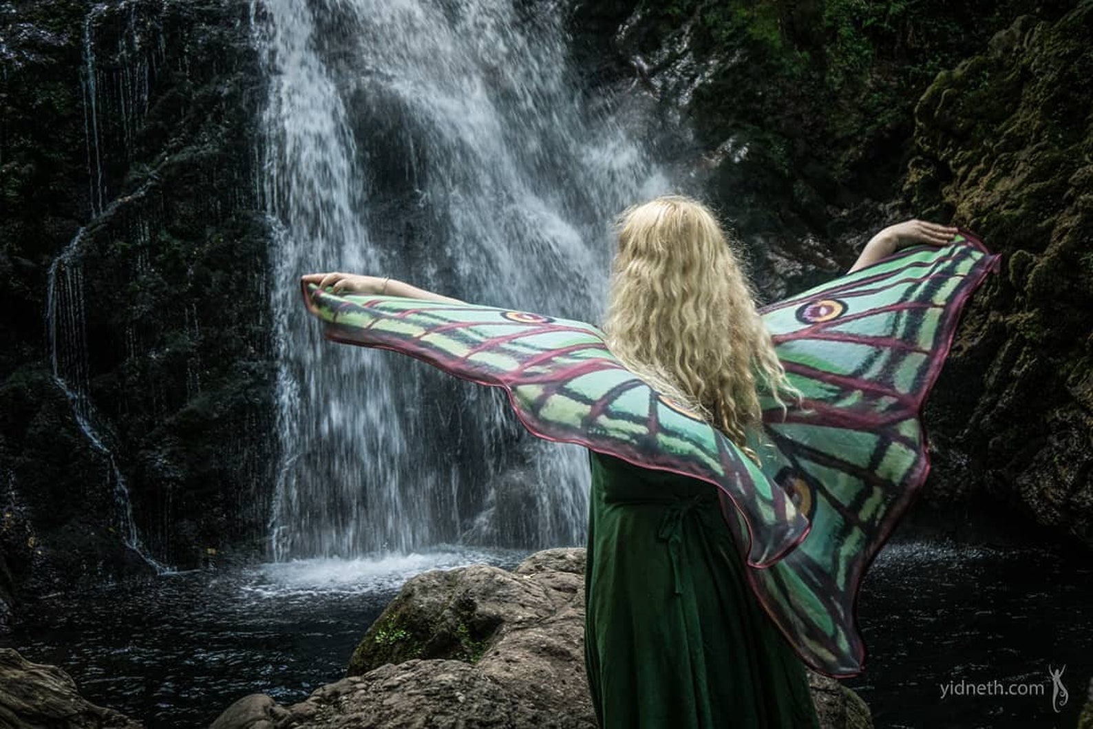 Luna Moth Cape Dance Wings Costume Adult Spanish Luna Moth Chiffon ...