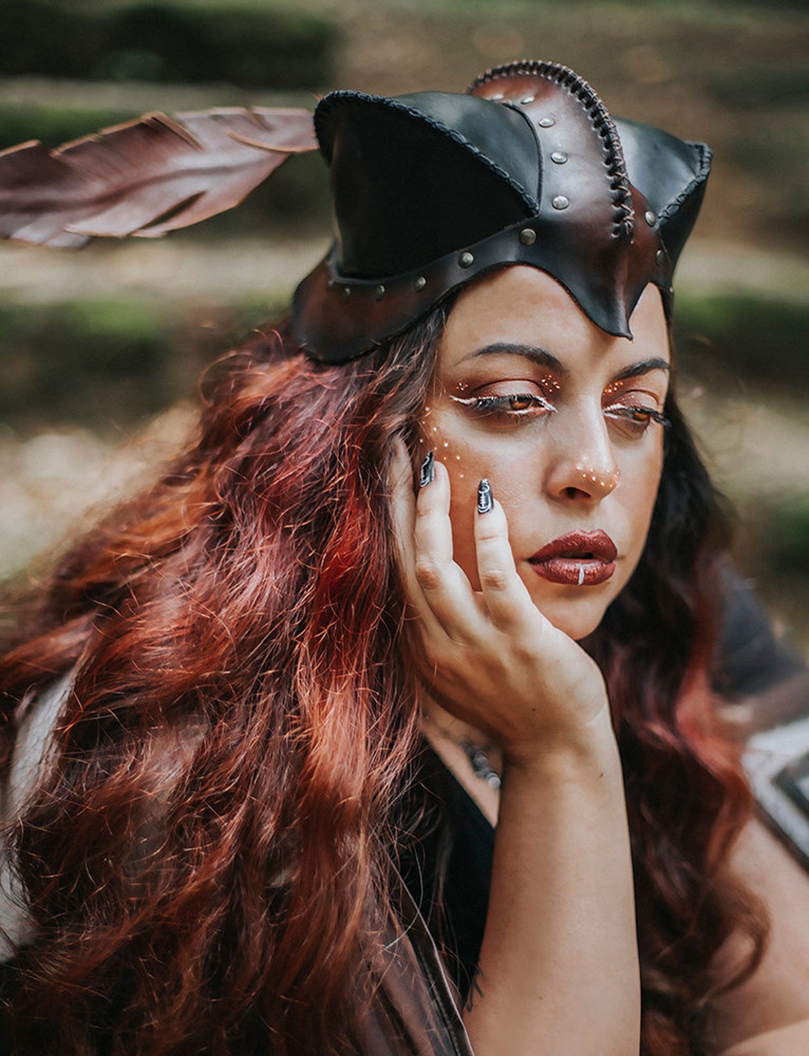 Leather Moth Helmet Insect Mask Fairy Bee Wasp Costume Cosplay - Etsy