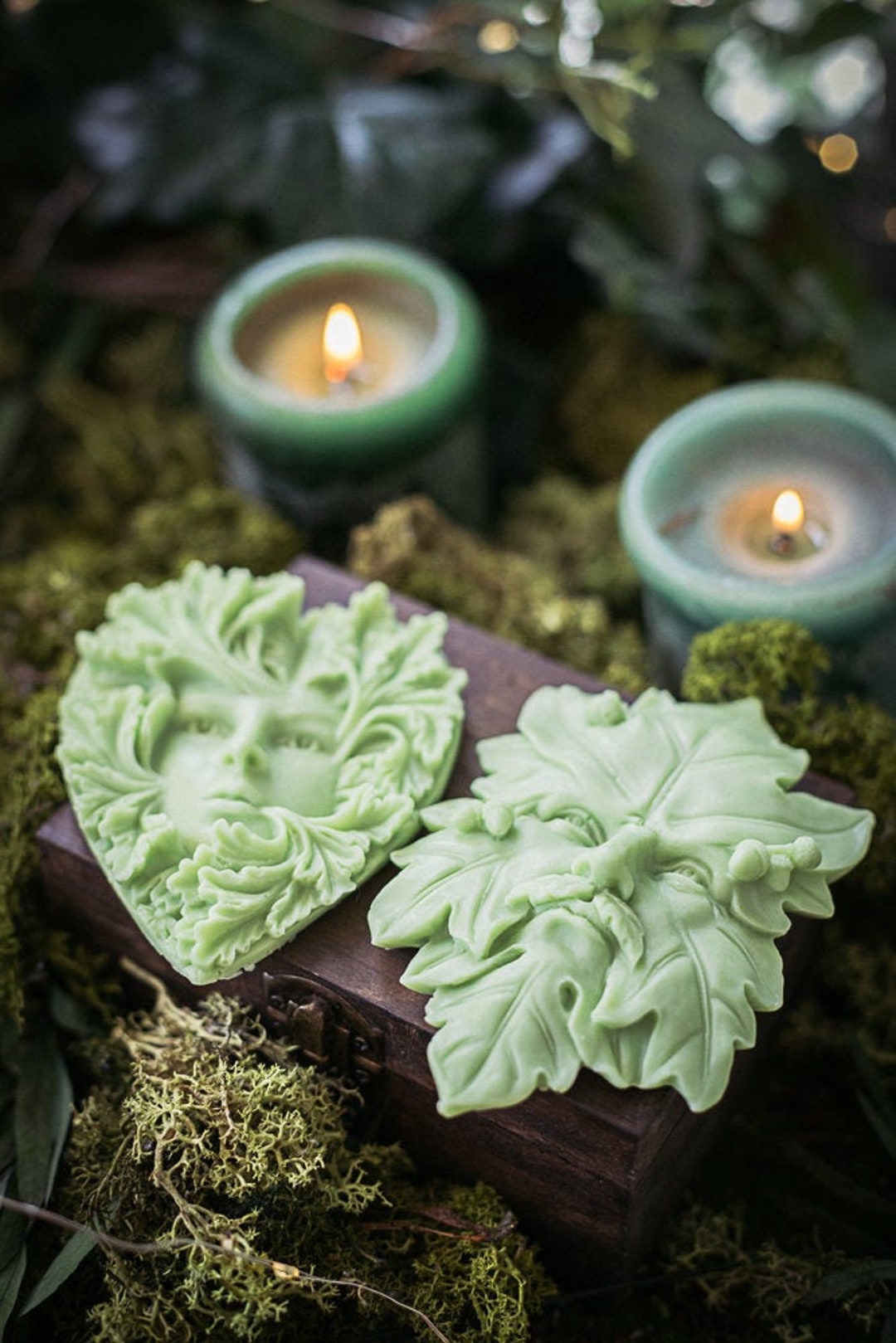 Soap Green Handmade With Sandalwood Scent Glycerin Soap Vegan Greenman ...