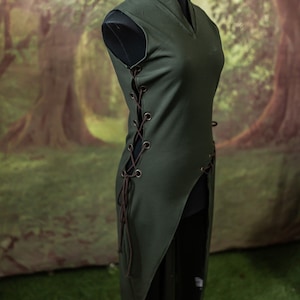 Elven Ranger Vest, Elvish Surcoat Unisex - Etsy
