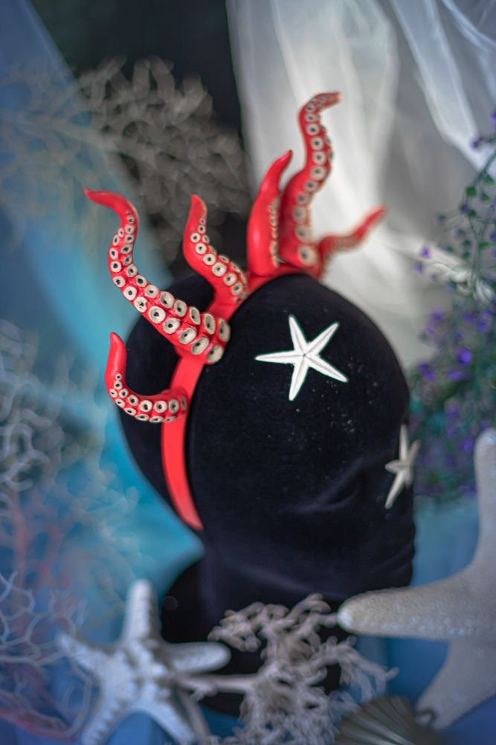 Octopus Tentacles Headdress Mermaid Steampunk Outfit Headpiece Cosplay ...