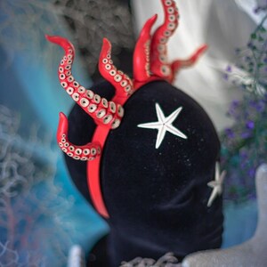 Octopus Tentacles Headdress Mermaid Steampunk Outfit Headpiece Cosplay ...