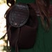 Hobbit Door Belt Bag Wood and Leather Hoobit Hole Form Black and Brown ...