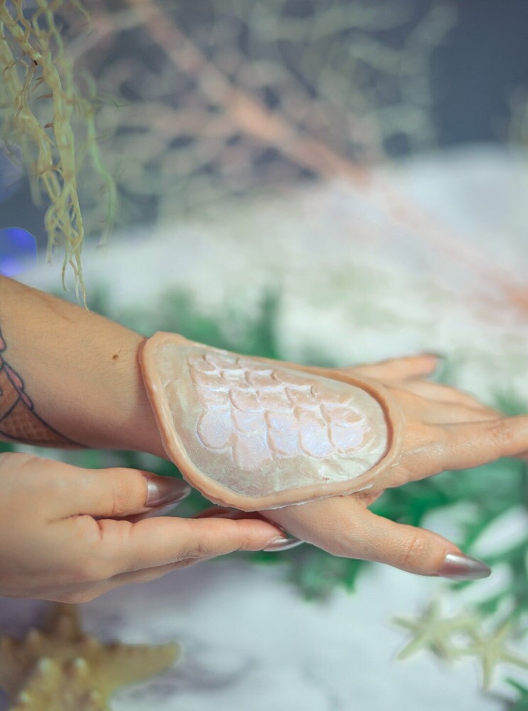 Fish Scales Silicone Prosthetic - Mermaid Costume - Etsy