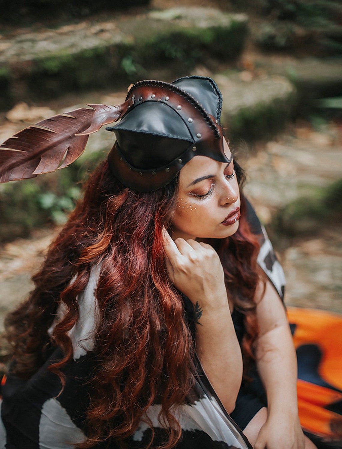 Leather Moth Helmet Insect Mask Fairy Bee Wasp Costume Cosplay - Etsy