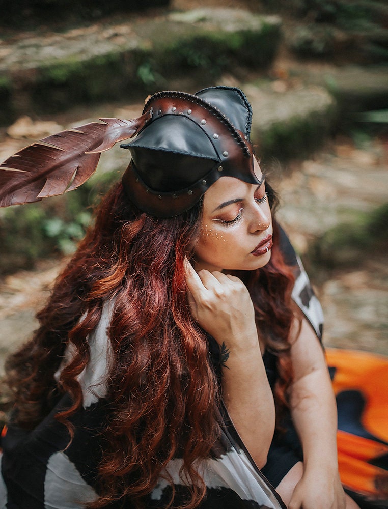 Leather Moth Helmet Insect Mask Fairy Bee Wasp Costume Cosplay | Etsy