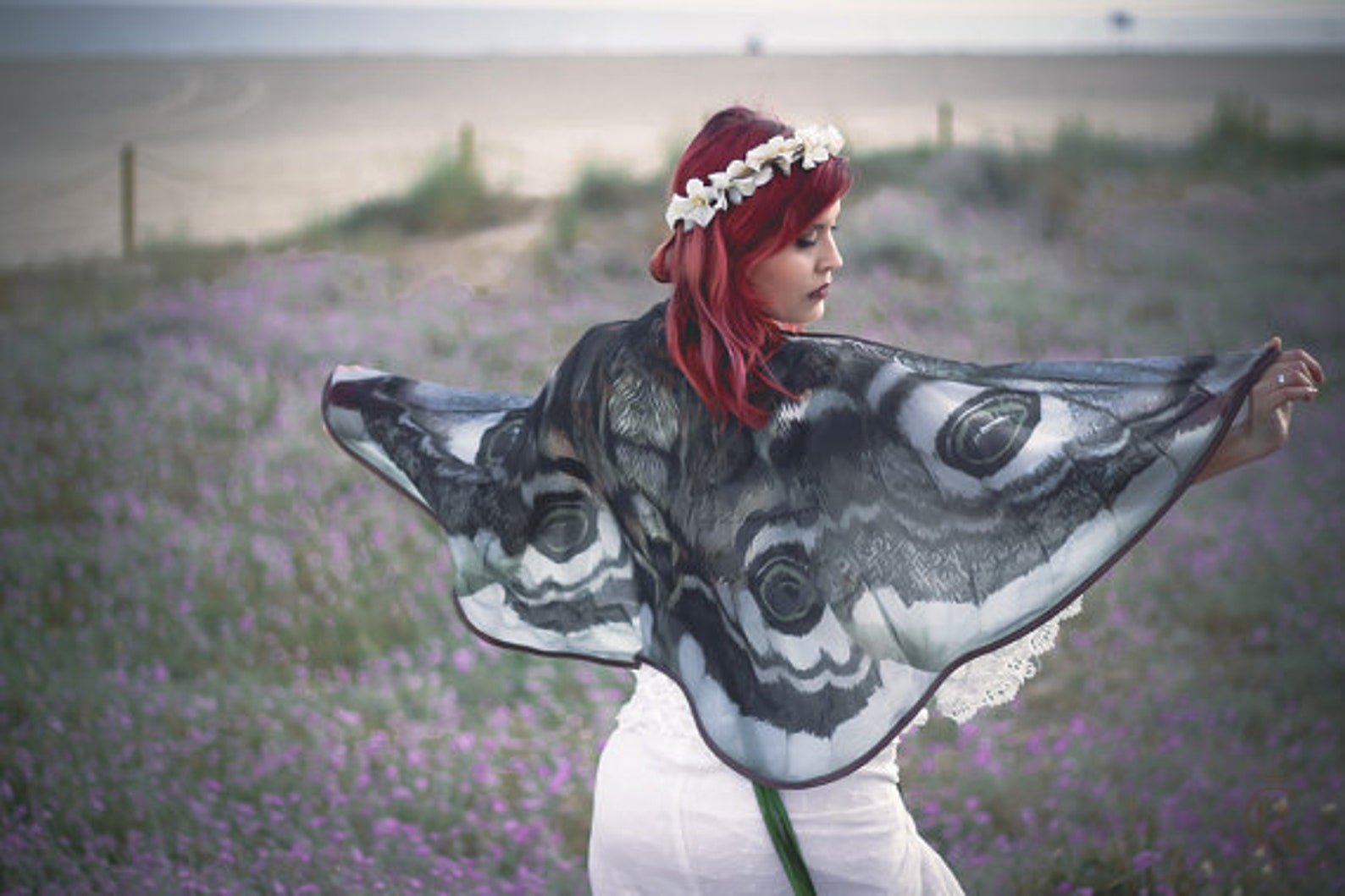 Moth Butterfly Cape Emperor Moth Cloak Dance Wings Costume | Etsy