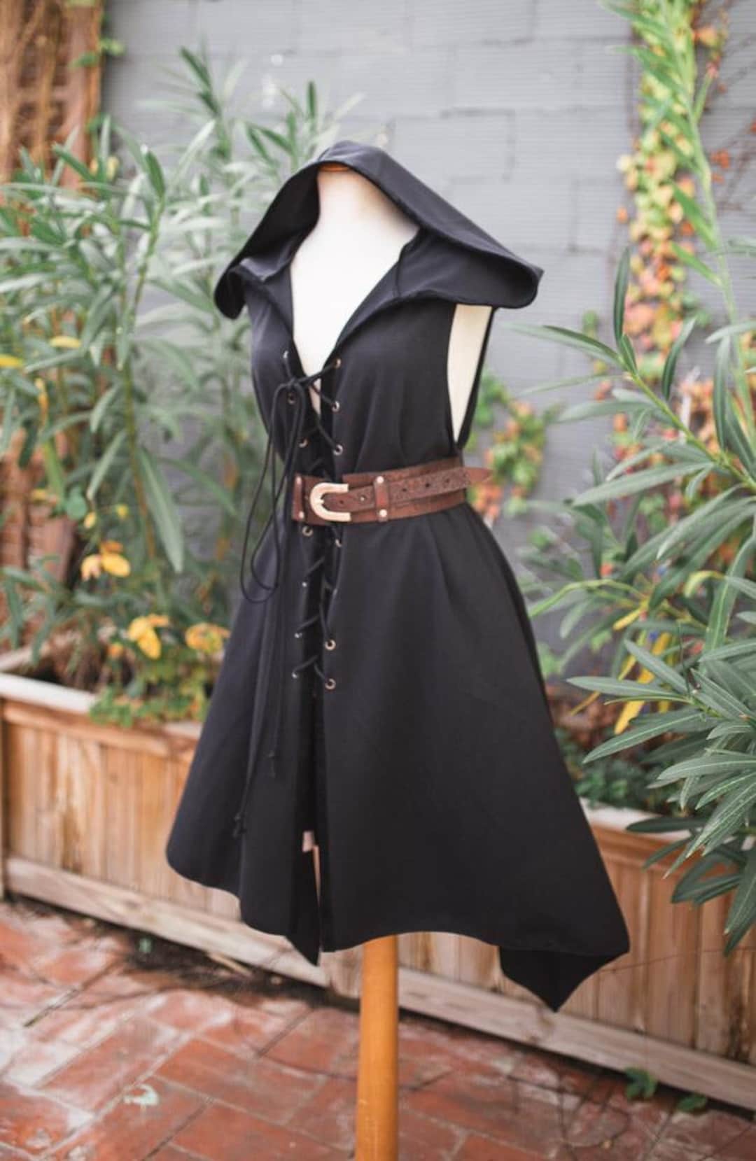 Unisex Hooded Ranger Surcoat: Elven Pirate Renaissance Cosplay Vest - Etsy
