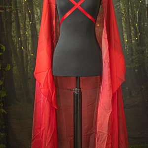 Flower Cape Floral Cloak Red Rose Scarf Shawl Romantic Poncho ...