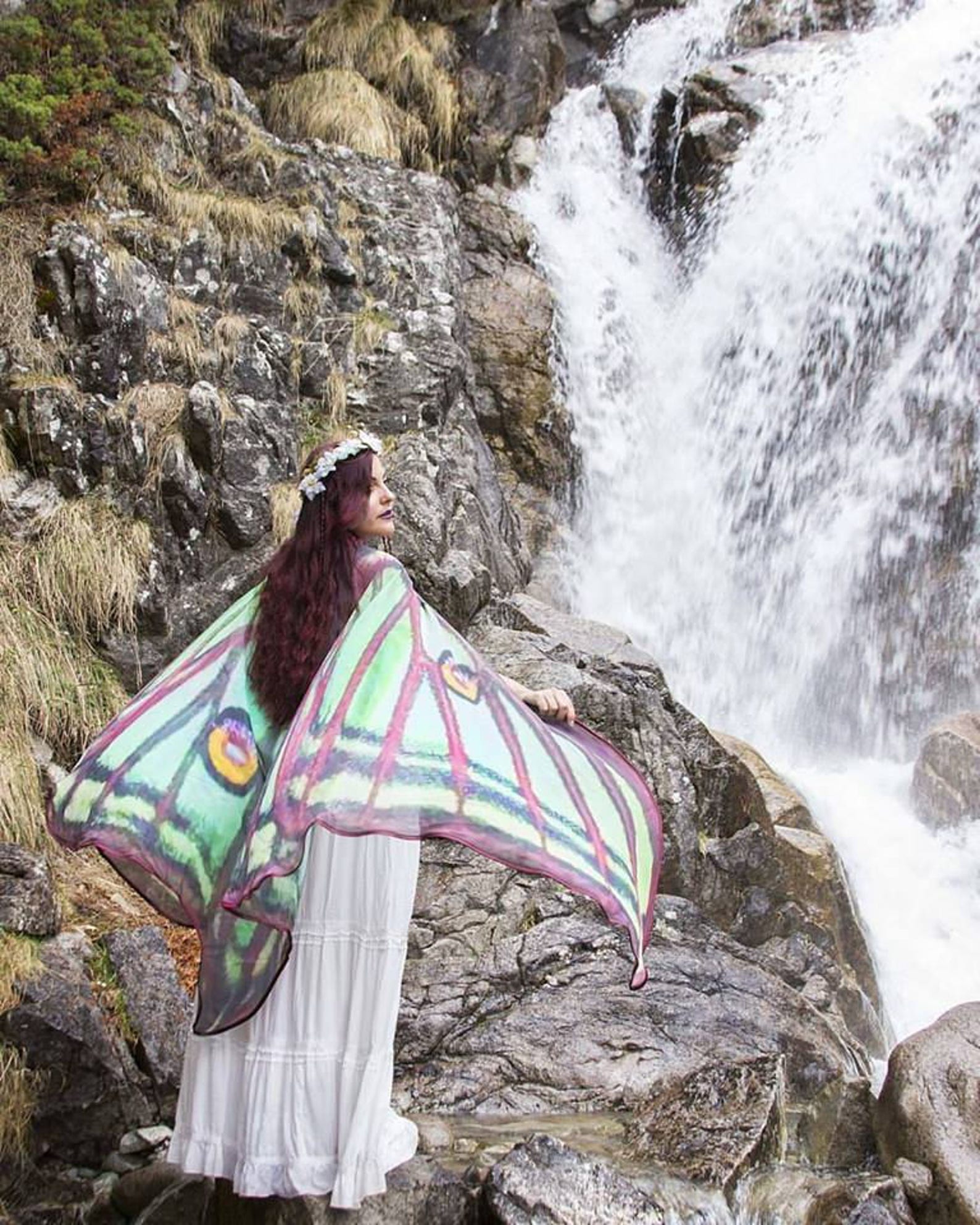 Luna moth cape dance wings costume adult Spanish luna moth | Etsy