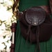 Hobbit Door Belt Bag Wood and Leather Hoobit Hole Form Black and Brown ...