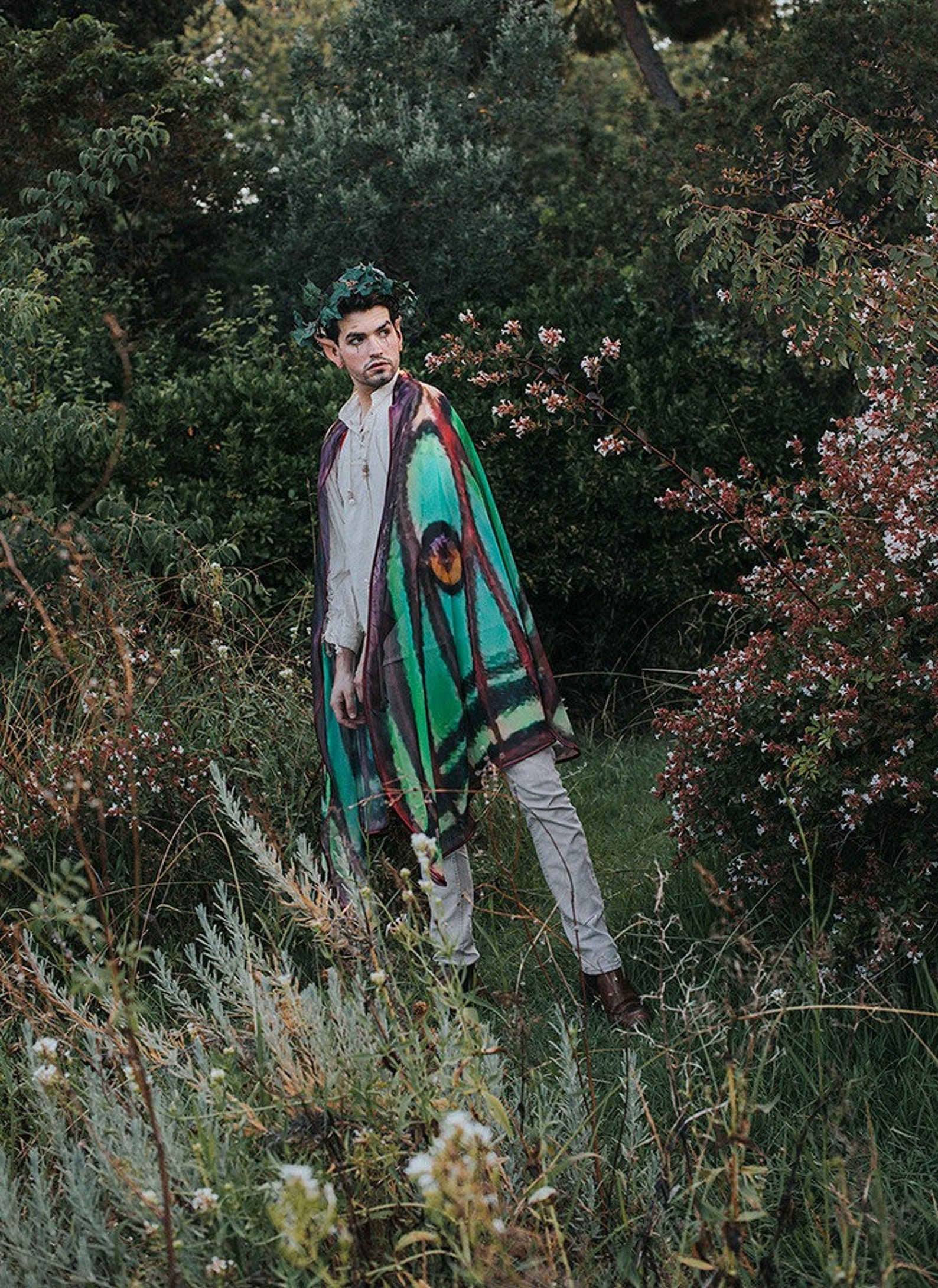 Luna moth cape dance wings costume adult Spanish luna moth | Etsy