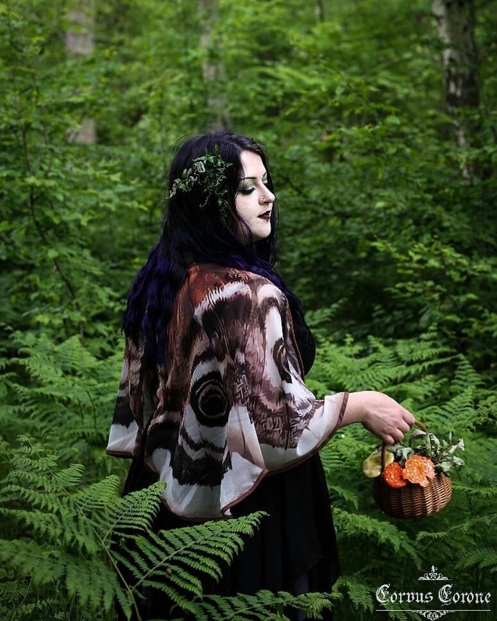 Moth butterfly cape Emperor moth cloak dance wings costume | Etsy