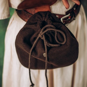 Hobbit Door Belt Bag Wood and Leather Hoobit Hole Form Black and Brown ...
