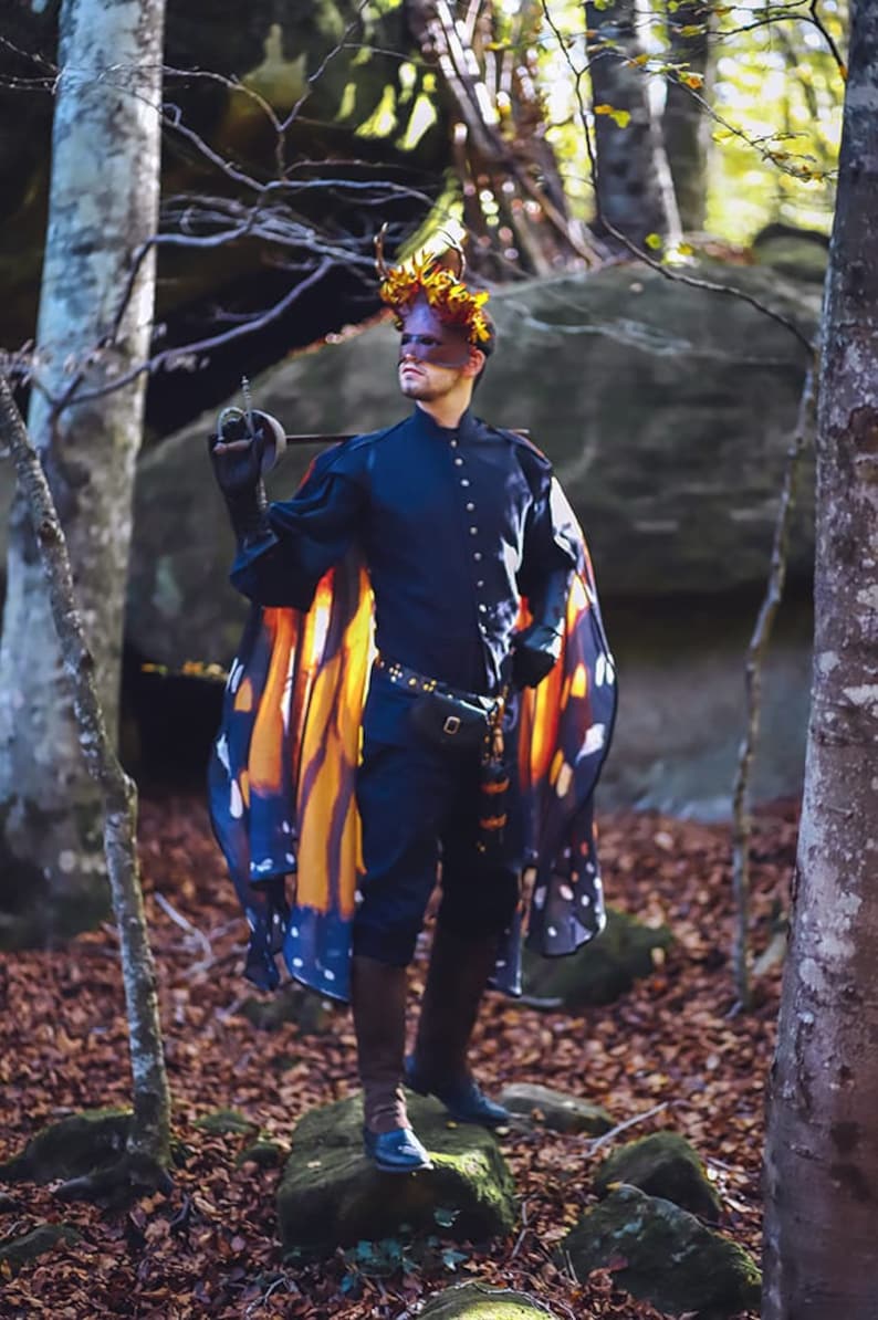 Butterfly Wings Monarch Cape Costume Adult Fairy Wings Chiffon - Etsy ...