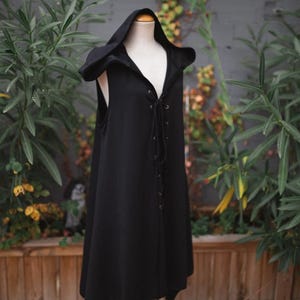 Unisex Hooded Ranger Surcoat: Elven Pirate Renaissance Cosplay Vest - Etsy