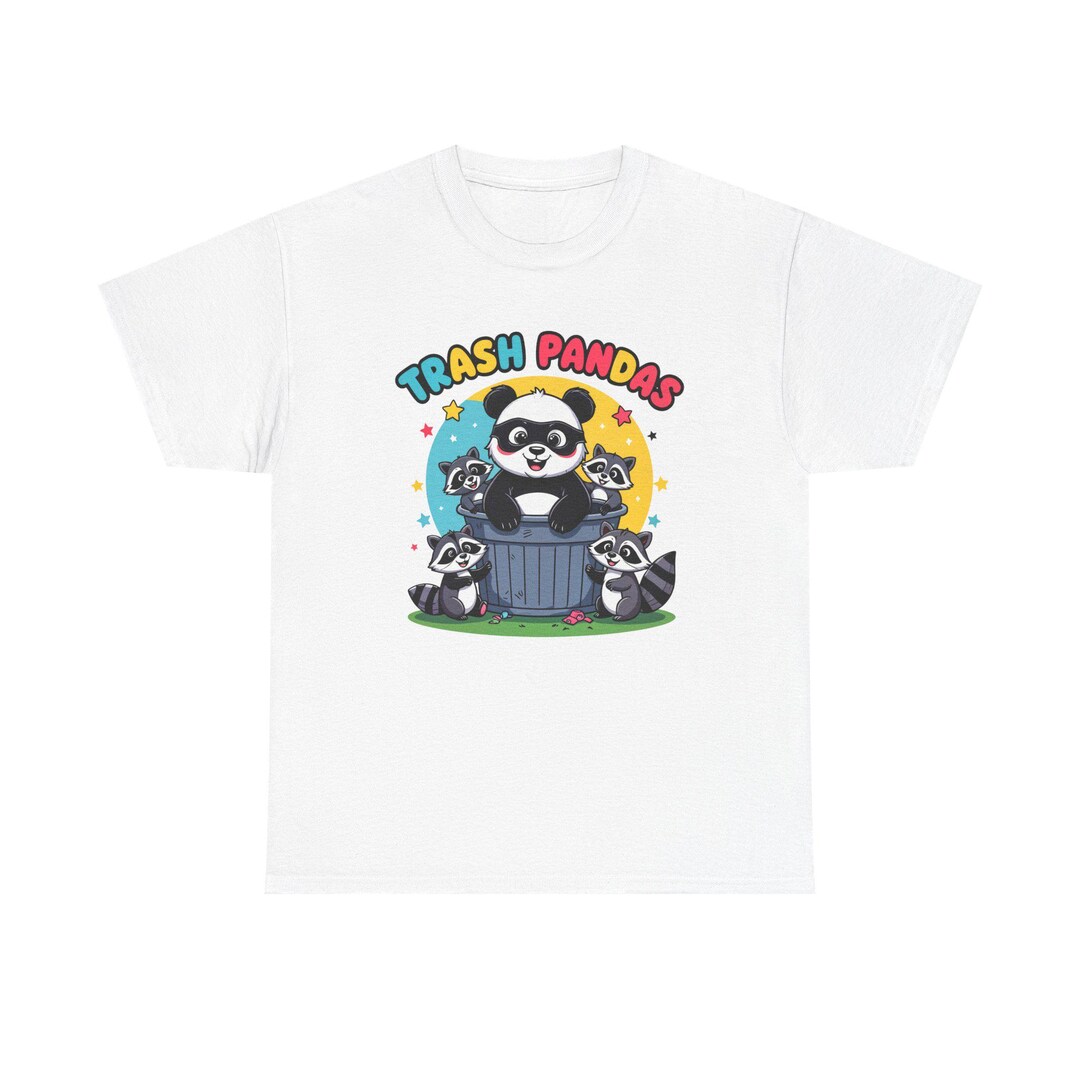 Kawaii Trash Panda Shirt - Funny Pop Art Raccoon Tee for Animal Lovers ...
