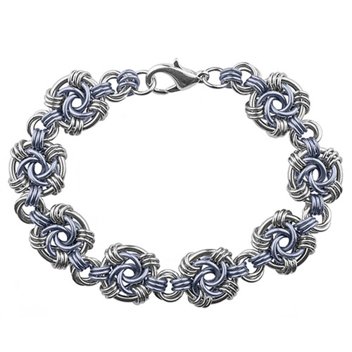 Chainmaille Tutorial for Byzantine Diamond Bracelet PDF - Etsy