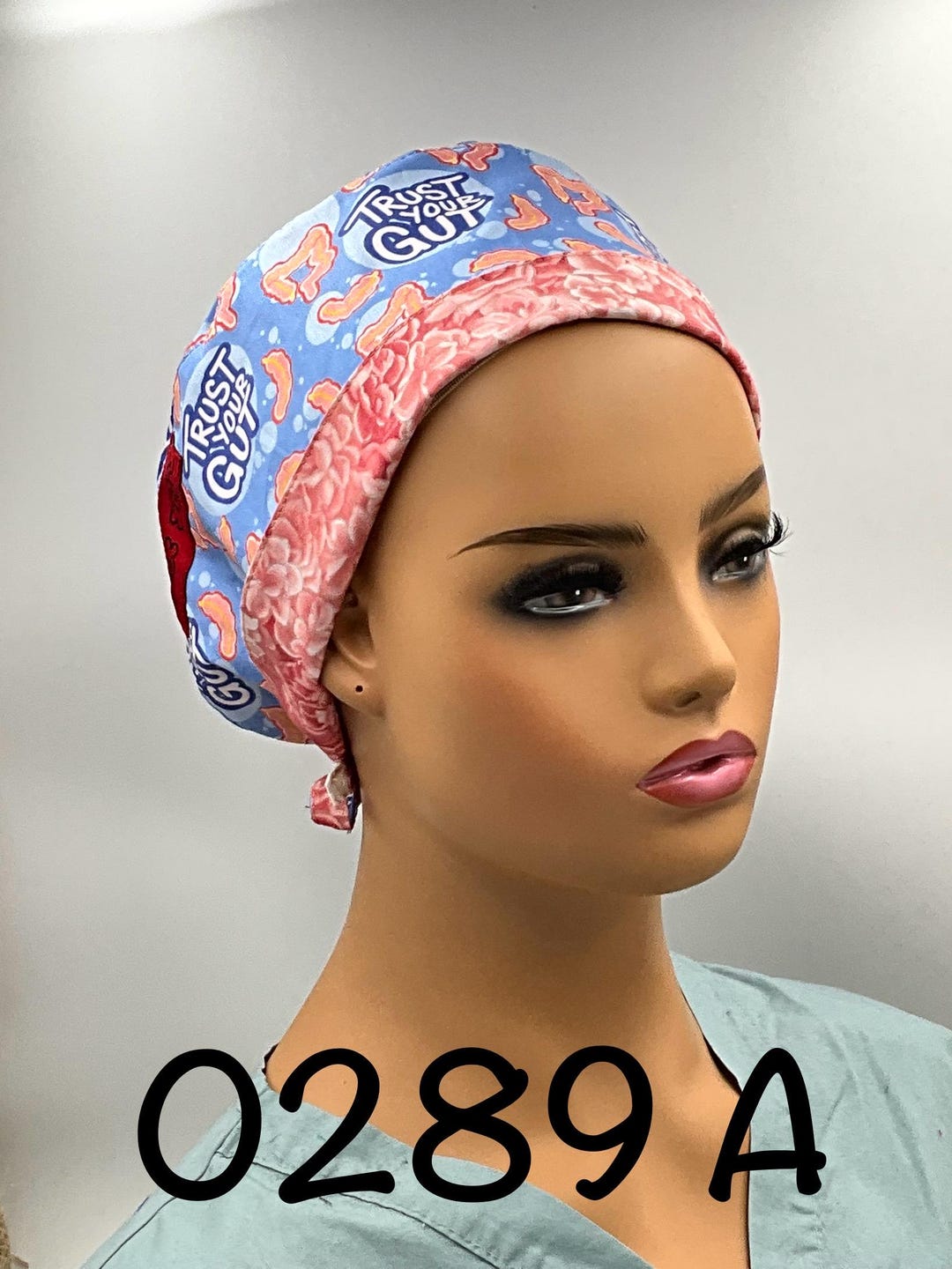 Gastroenterology Scrub Cap: Tieback Cotton Scrub Hat, Poop Print - Etsy