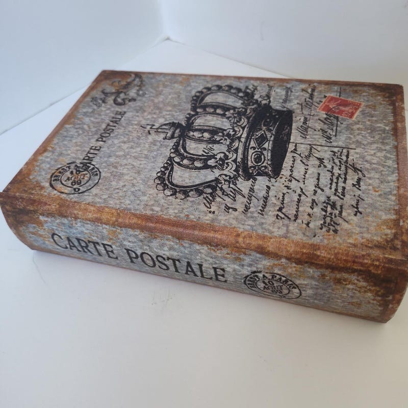 French Book Storage Box - Etsy