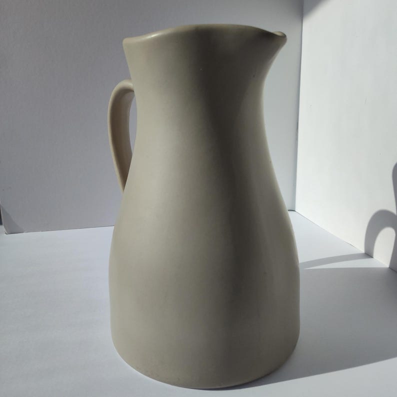 Butterfly Garden Pitcher Tan With Floral. Gifted and Never Used. 9 ...
