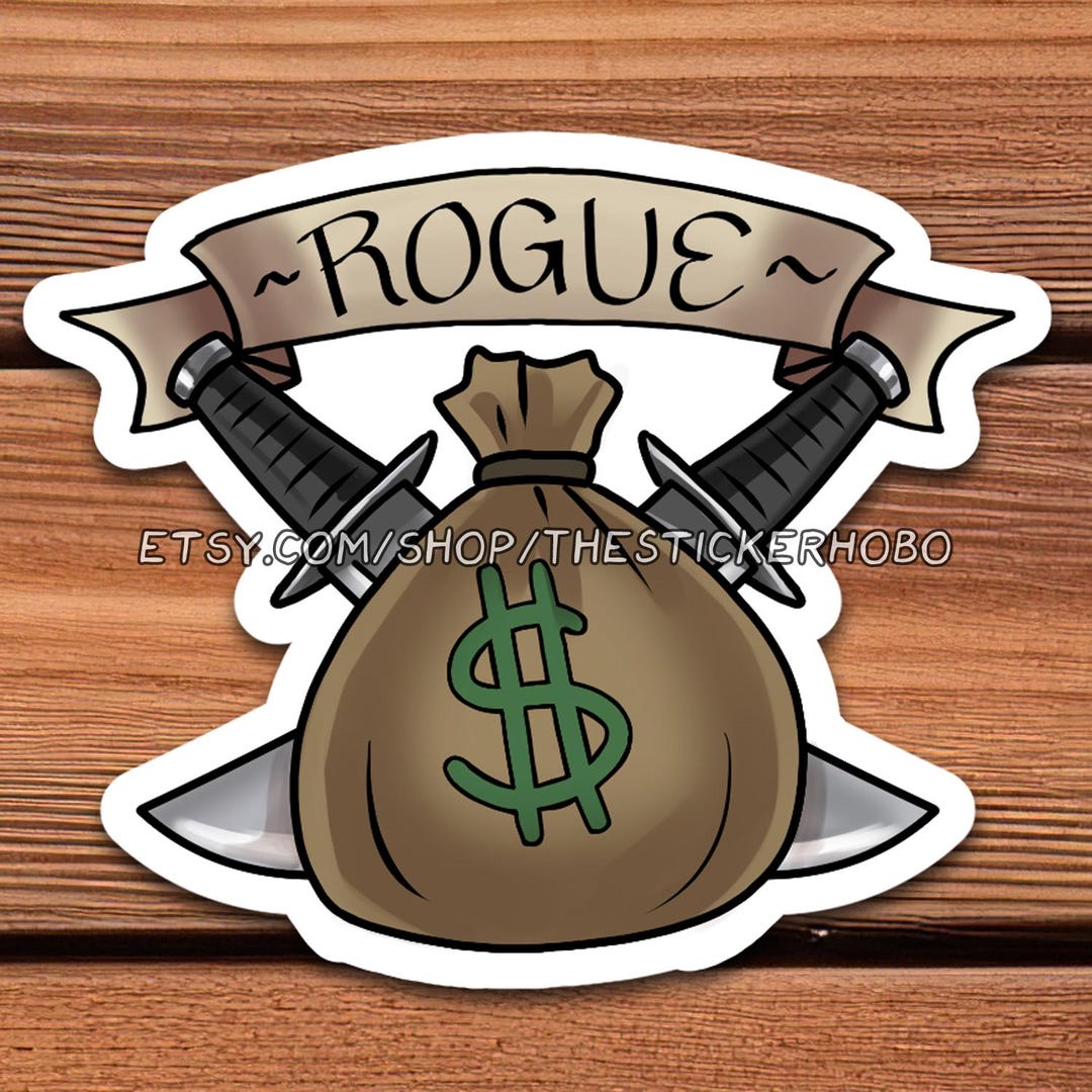 Rogue Vinyl Sticker Decal - Etsy